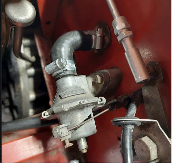Heater Control Valve pipe firewall exit location - 67 S1 Coupe - E-Type ...