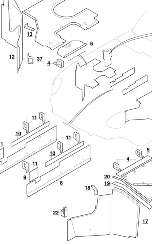 Torsion bar heat shield diagram or tracing needed - E-Type - Jag-lovers ...