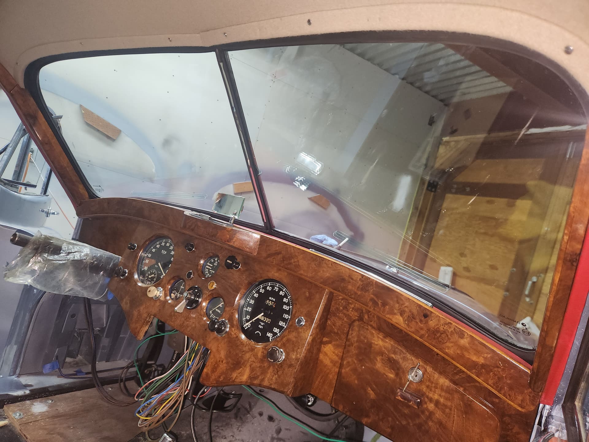 Late XK120 FHC windshield install - XK - Jag-lovers Forums