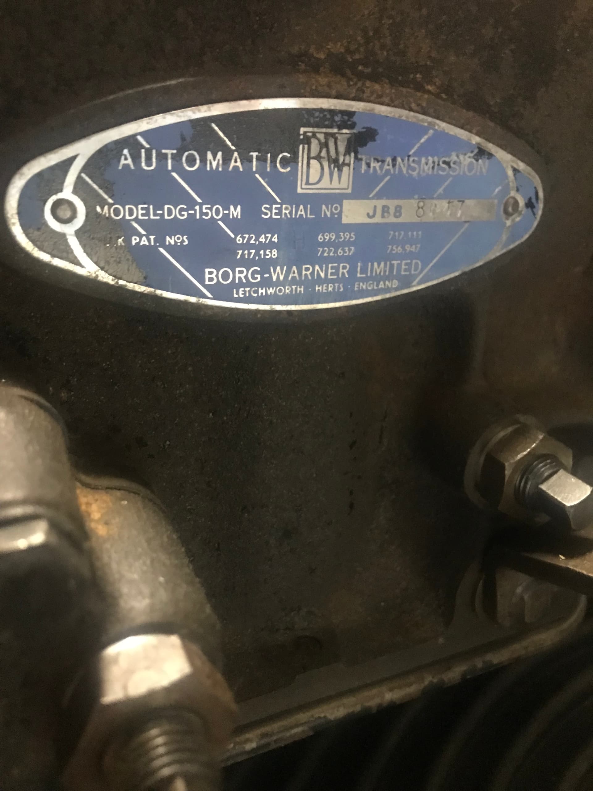 Borg Warner DG 250 parts - Saloons - Jag-lovers Forums